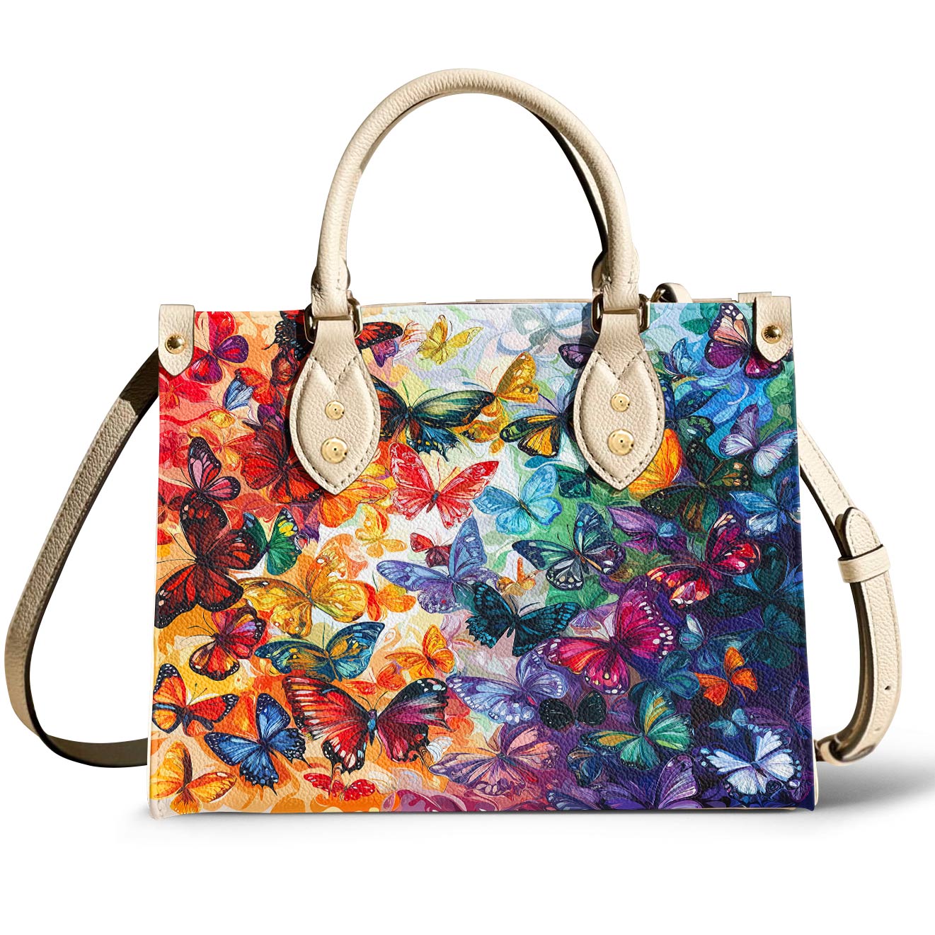 Lorva Butterfly Leather Bag Rainbow Migration